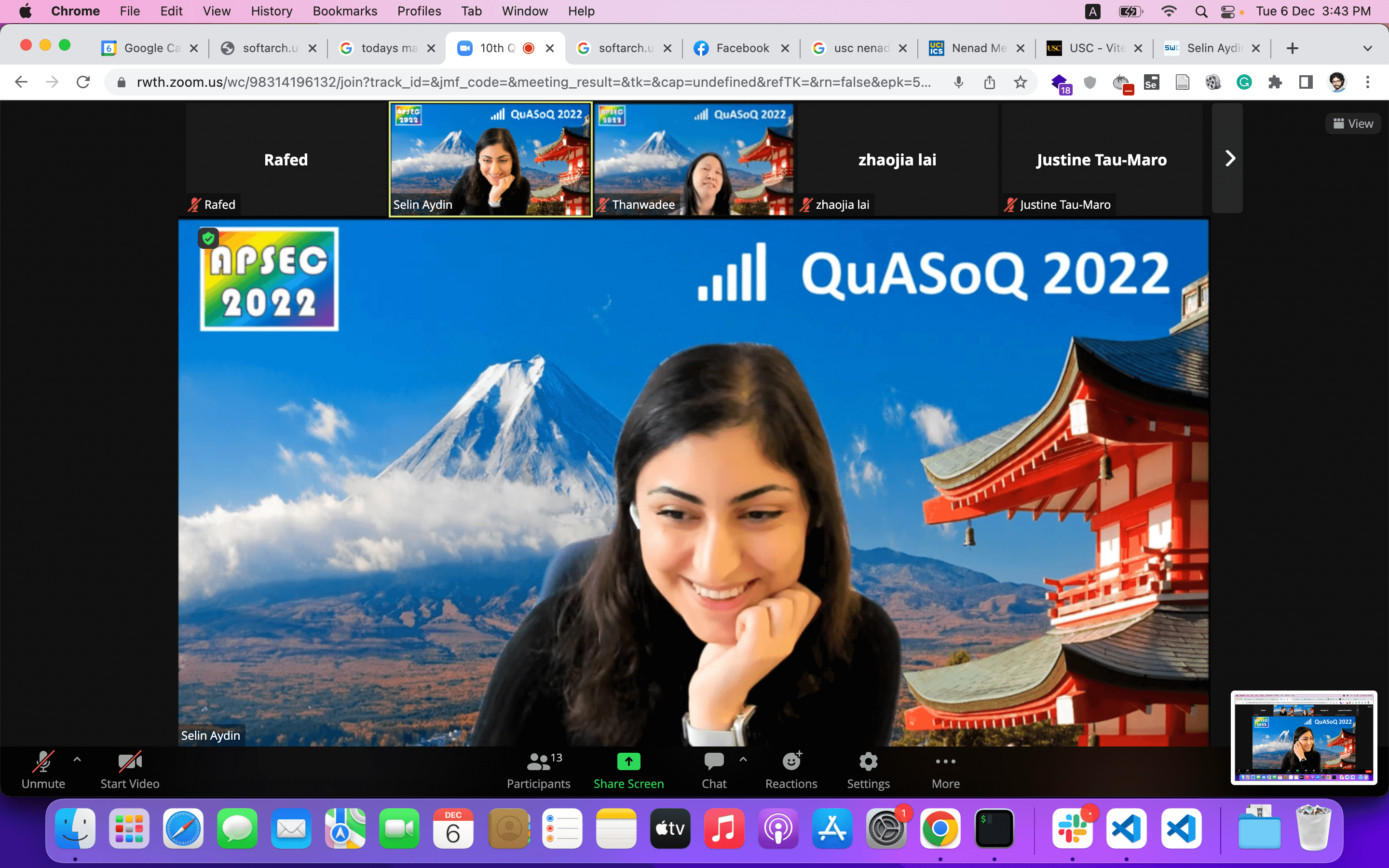 10th International Workshop on Quantitative Approaches to Software Quality (QuASoQ) | Rafed M. Yasir